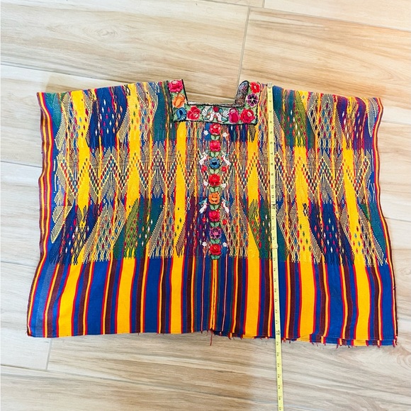 Huipils | Guatemalan Hand Made Embroidery Mayan Huipil Poncho New | Poshmark